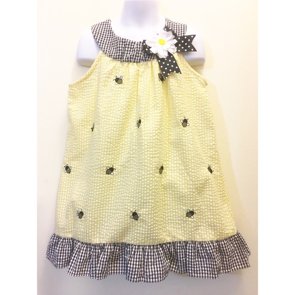 Rare Editions | Dresses | Rare Editions Cute Bumble Bee Summer Dress ...